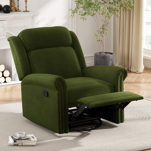 360° Swivel Recliner Manual Rocking Recliner Home Theater Manual Recli ...